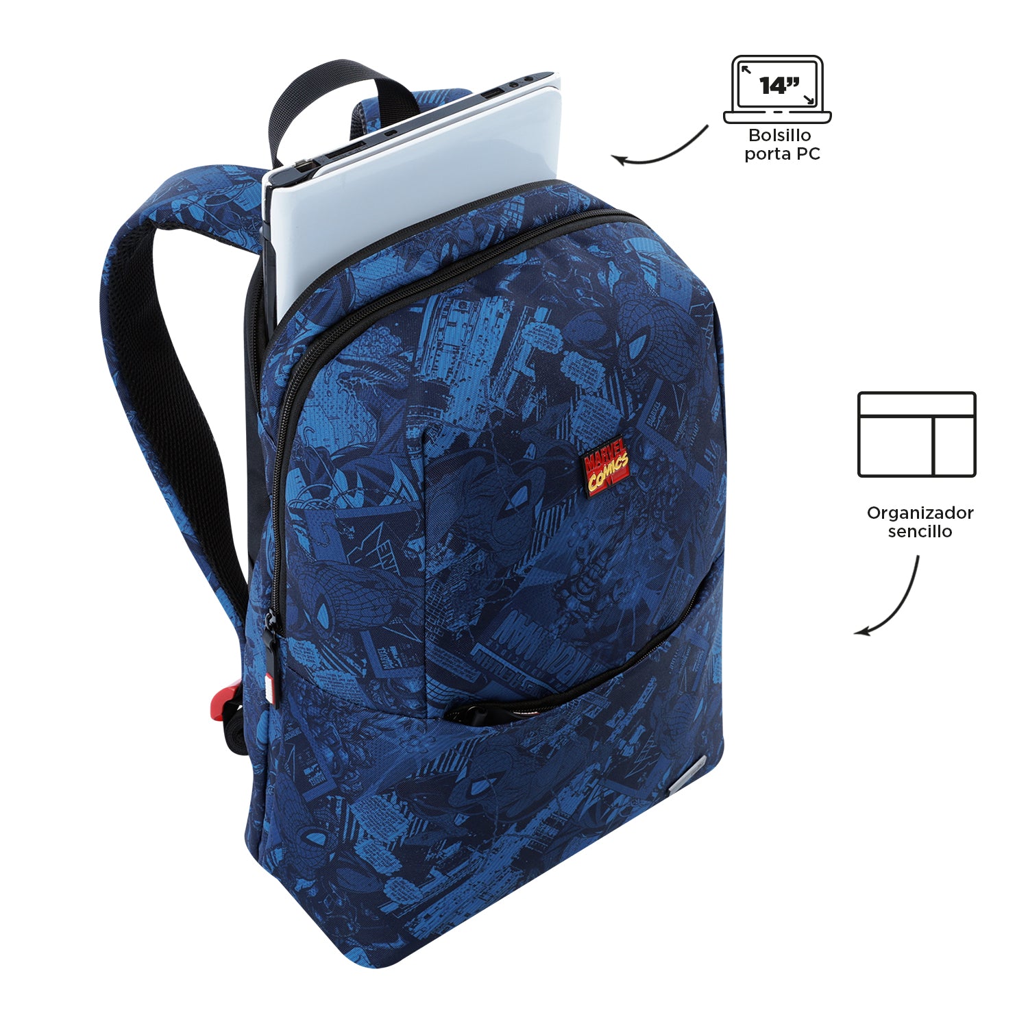 Mochila para Hombre Marvel Blue M Azul – Totto Nicaragua